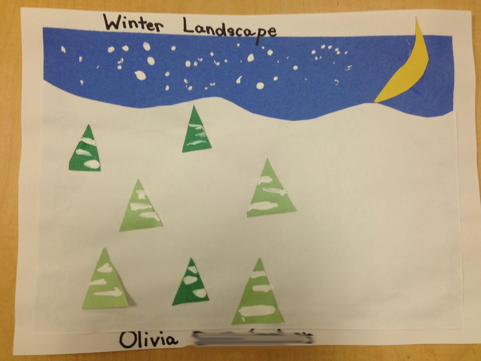 Mr.Kreutinger's Art Room!!!: 2nd Grade: Winter Landscapes