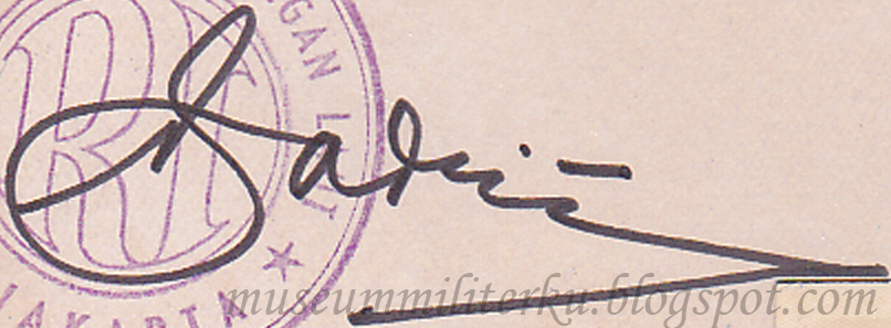 Museum Militerku: Tanda Tangan Terkenal