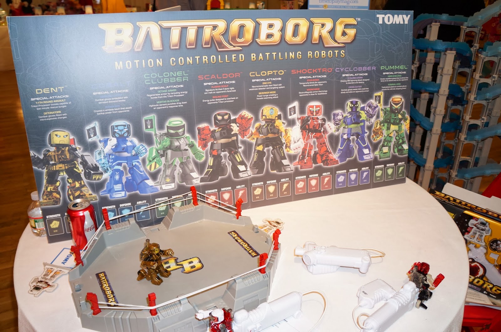 Evan and Lauren's Cool Blog: 11/4/13: Battroborg Battling Robots by TOMY