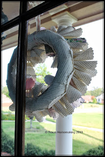 Texas Homemaking: Get Creative :: Make your own Paper Cone Wreaths