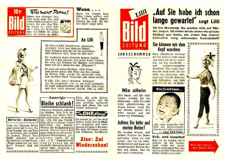Barbie y su historia: Bild Lilli, antes que Barbie