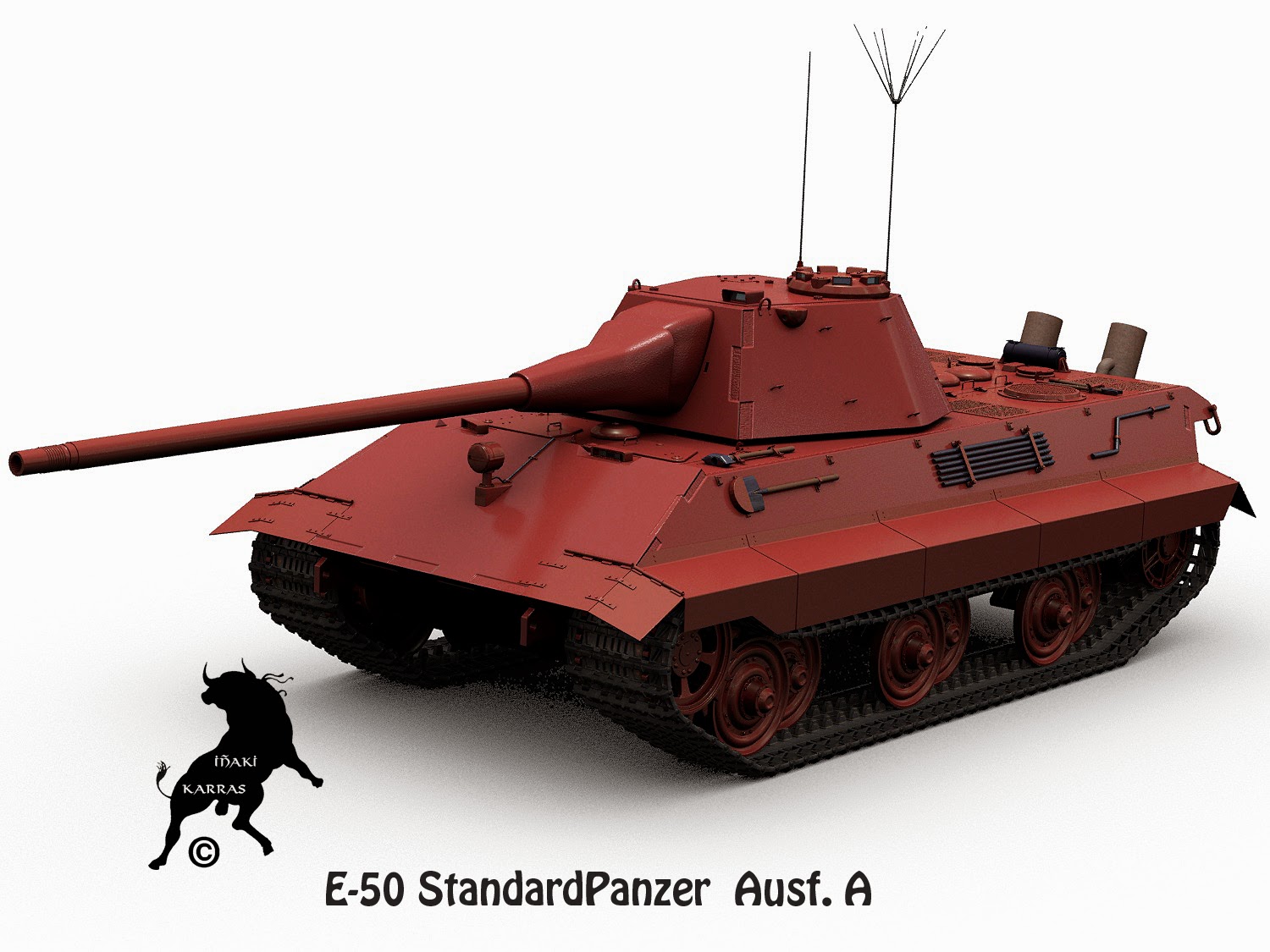 Modelos 3D: E-50 Ausf. A StandardPanzer