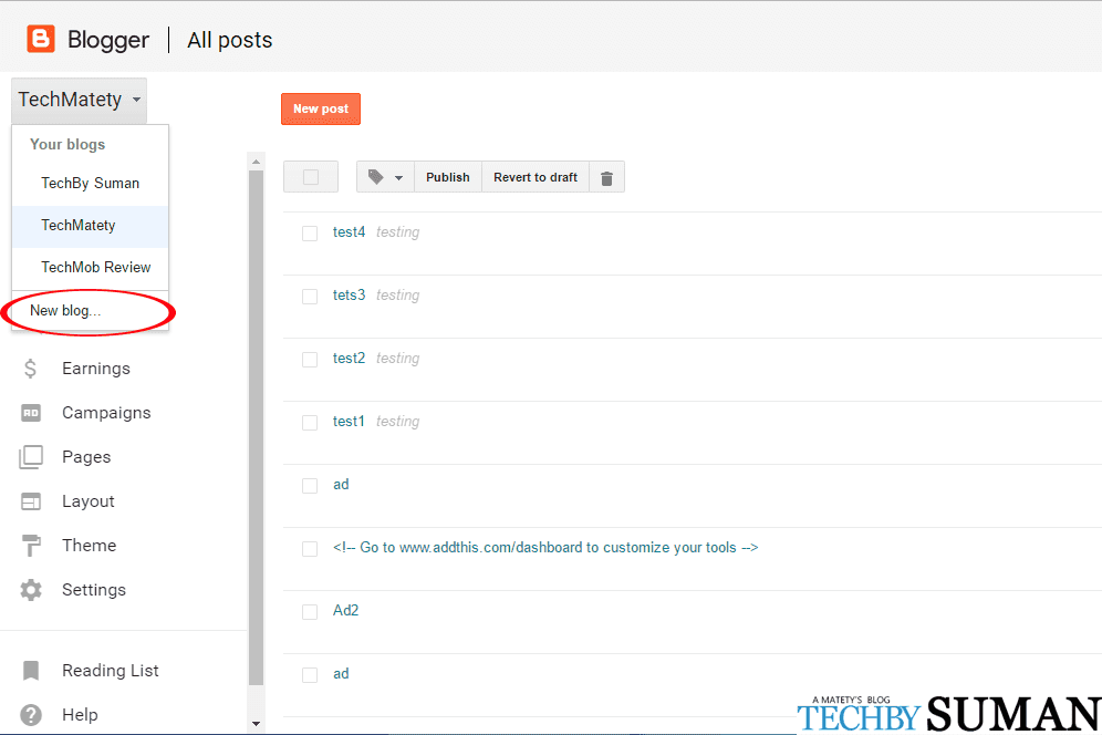 How To Create a Blog For Free And Make Money - Suman Matety Blogger Blog
