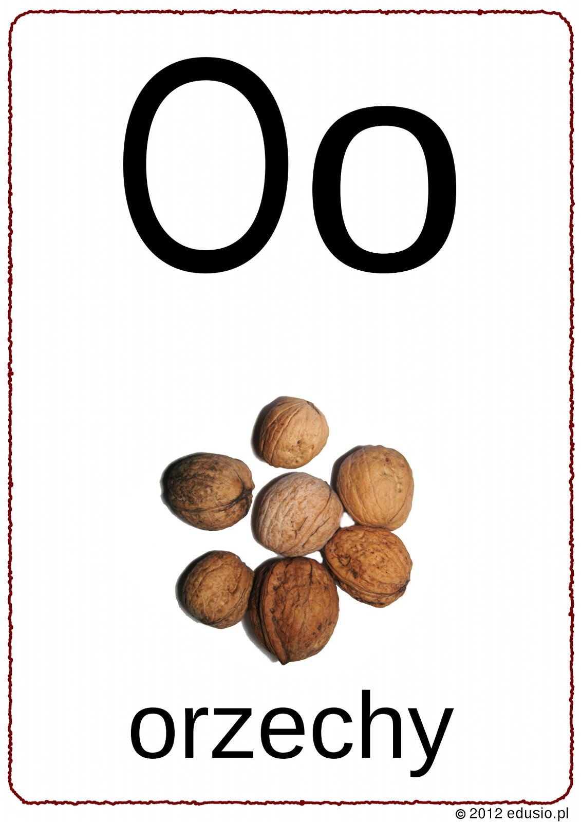 edusio - druczki do nauczki: Litera O