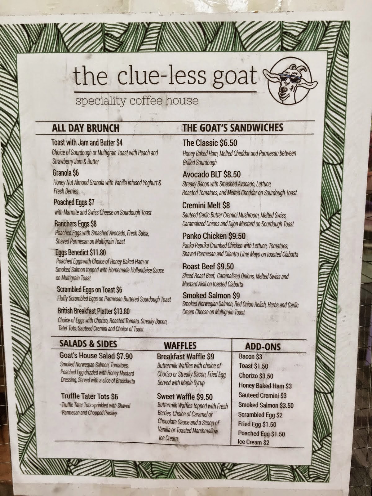 Review: The Clue-less Goat Cafe (Novena) - More Than Just 'Meh ...