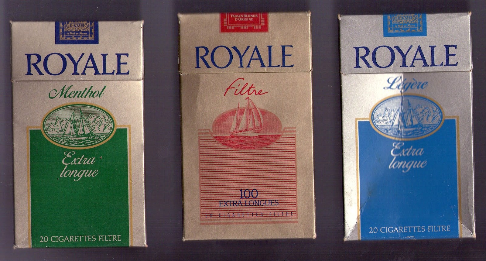 Ma Collection de paquets de cigarettes: ROYALE