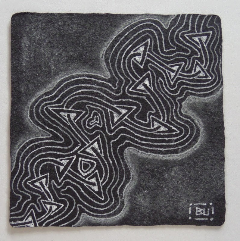 Tickled To Tangle: "It's a String Thing" #41 Tiles