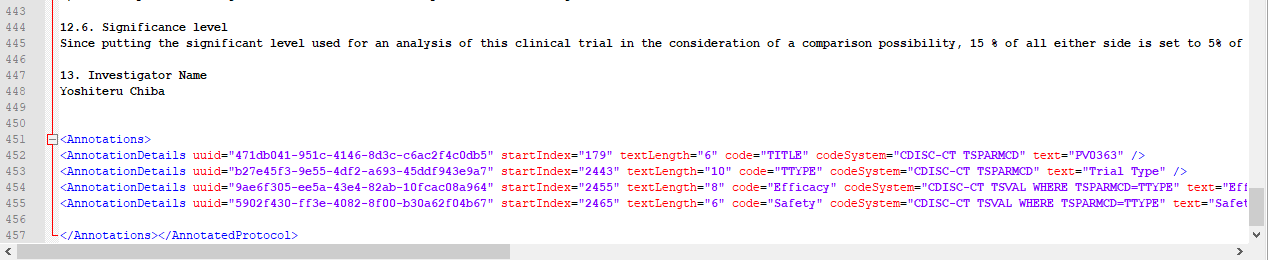 CDISC end-to-end: Annotating Clinical Research Protocols