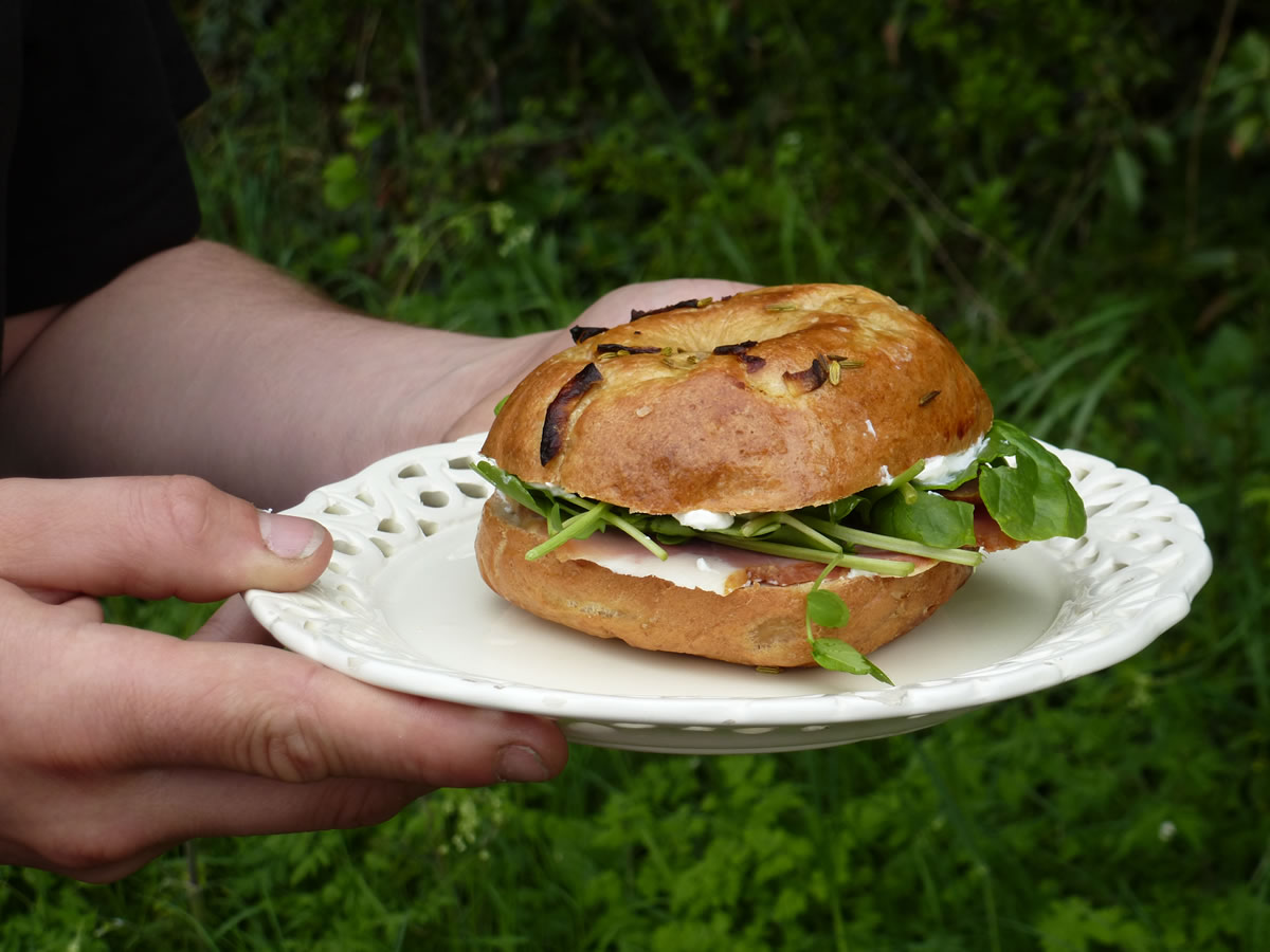 SiliconeMoulds.com Blog: Onion, Garlic and Fennel Sourdough Bagels