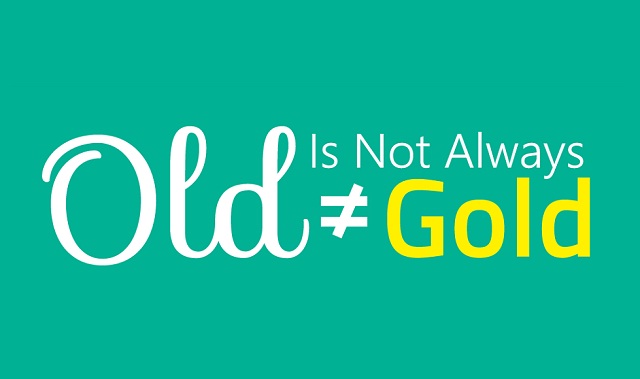 Old is not always Gold #infographic - Visualistan