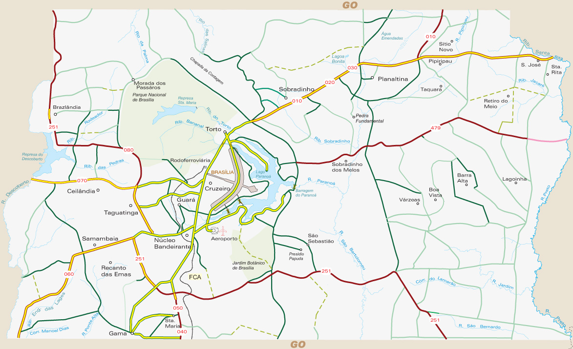DISTRITO FEDERAL E BRASÍLIA - GEOGRAFIA DE BRASÍLIA-DF