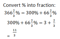 Percentage Tricks With Fraction Table & Examples - BankExamsToday