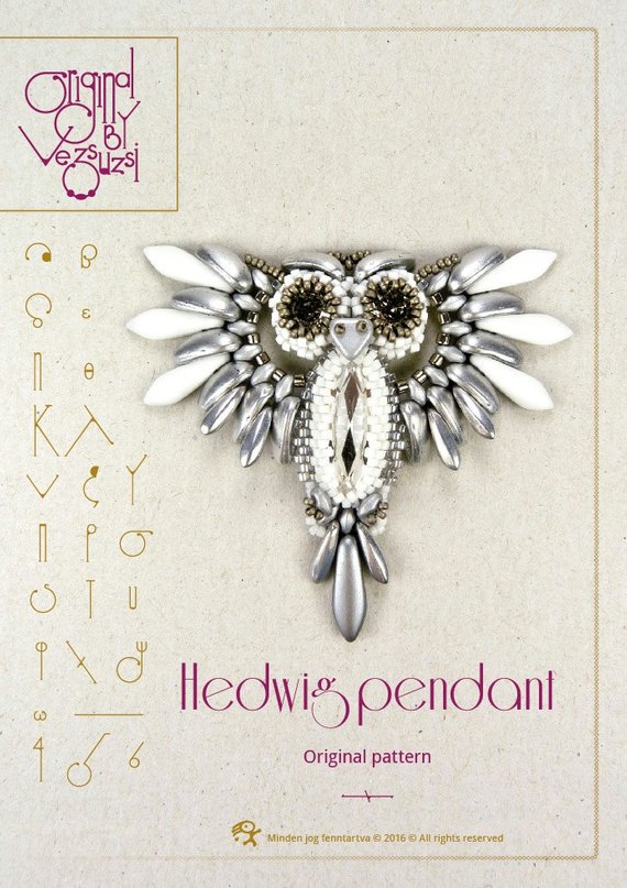 More Gorgeous Beaded Owl Pendant Tutorials / The Beading Gem