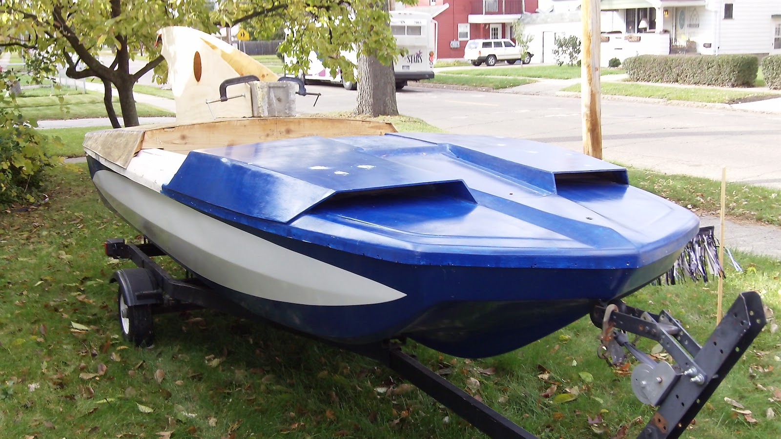 = 1966 Batman Batboat =: Batboat Rebuild; October 2011