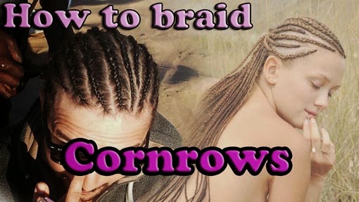 How to braid Cornrows |My Dreadlocks Journey