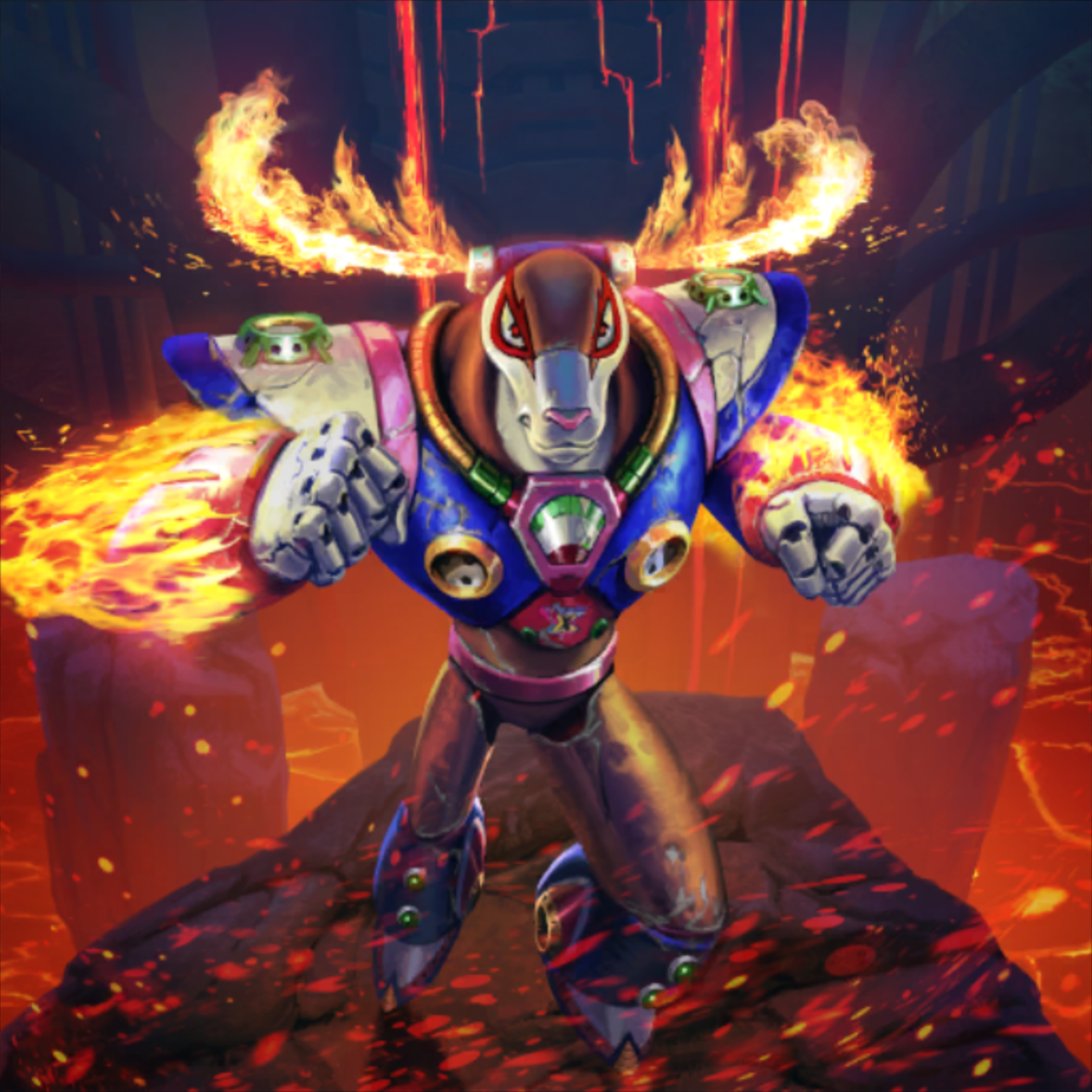 Flame Stag … : r/Megaman