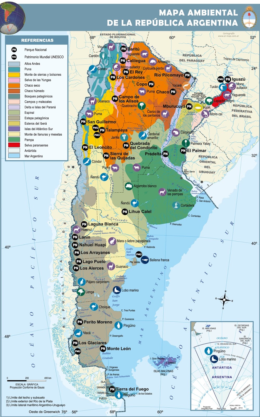 Geografía General: Mapas