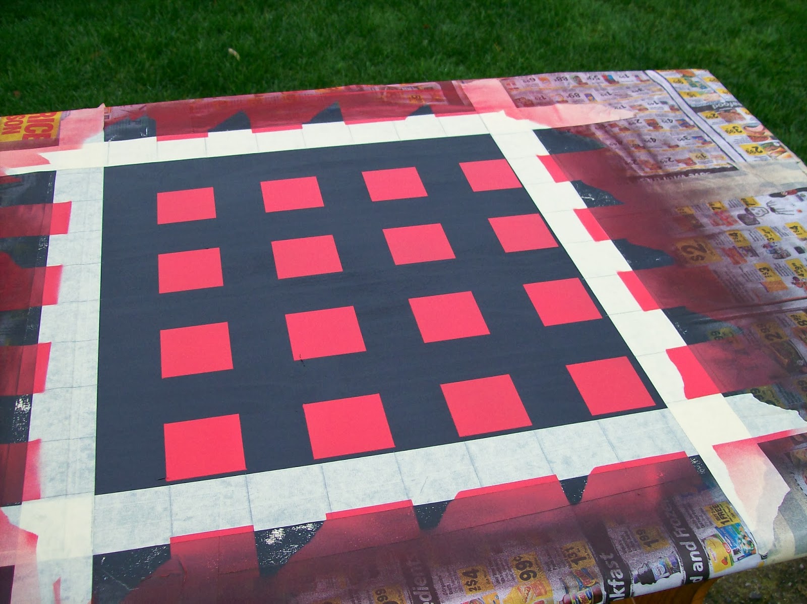 Odds & Ends: Checkerboard Game Table