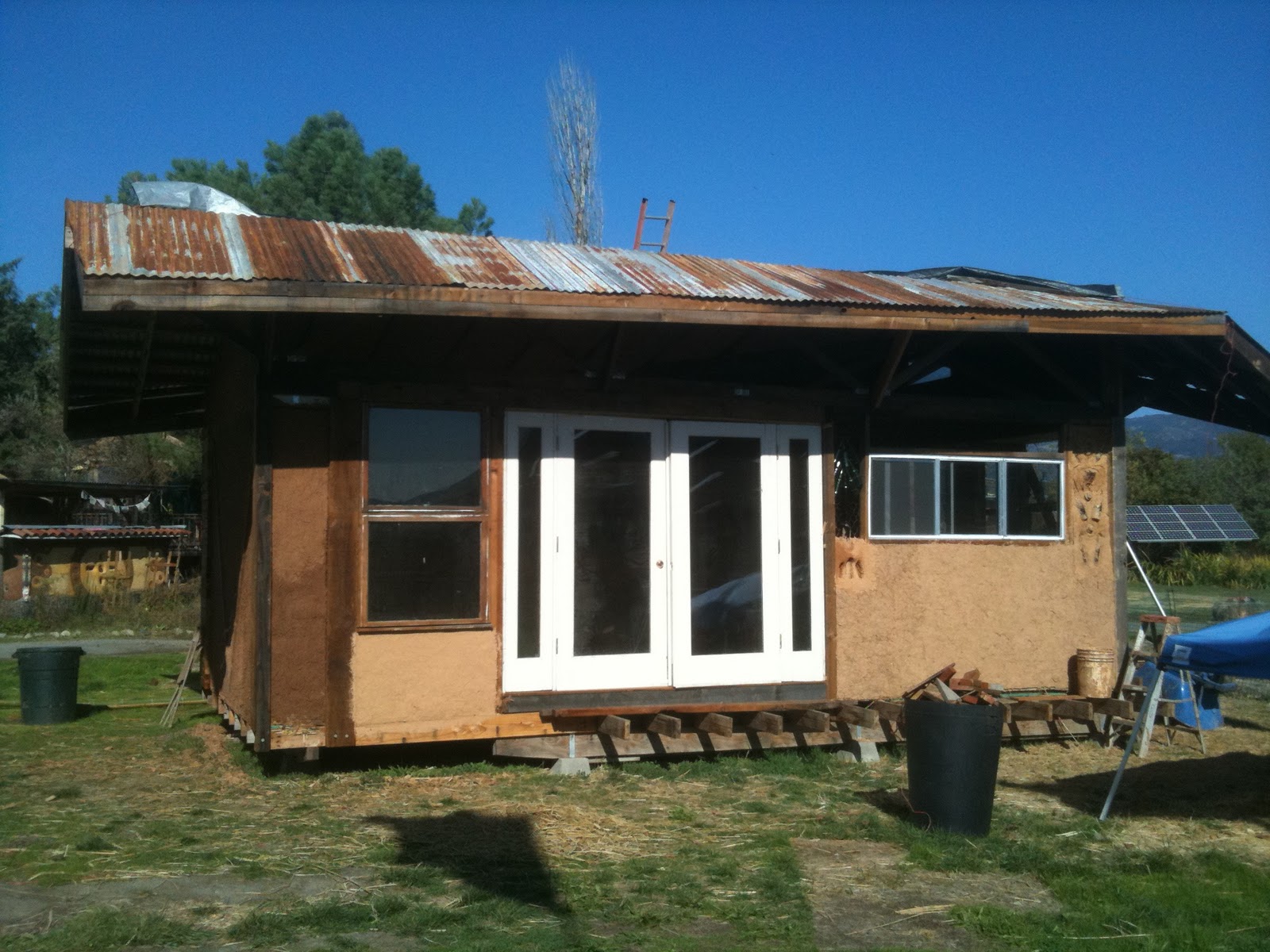Interns of The Solar Living Institute: The Hybrid House Project