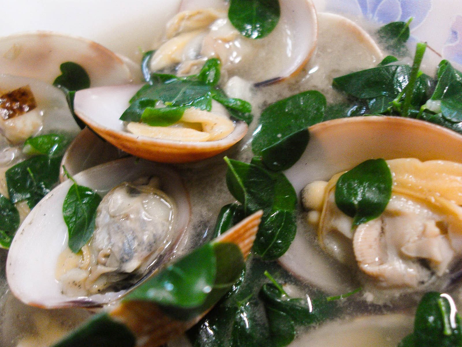 Mushrooms from Home: Pearly Shell: Kuhol and Halaan (Escargot and Clam)