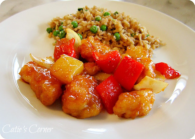 Catie's Corner: Sweet & Sour Chicken w/ Fried Rice