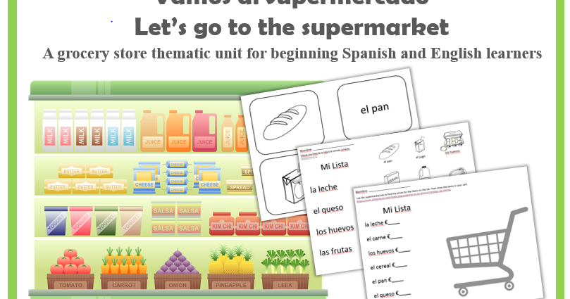 Señora Speedy: Groceries Around the World - Food Unit for Spanish Class