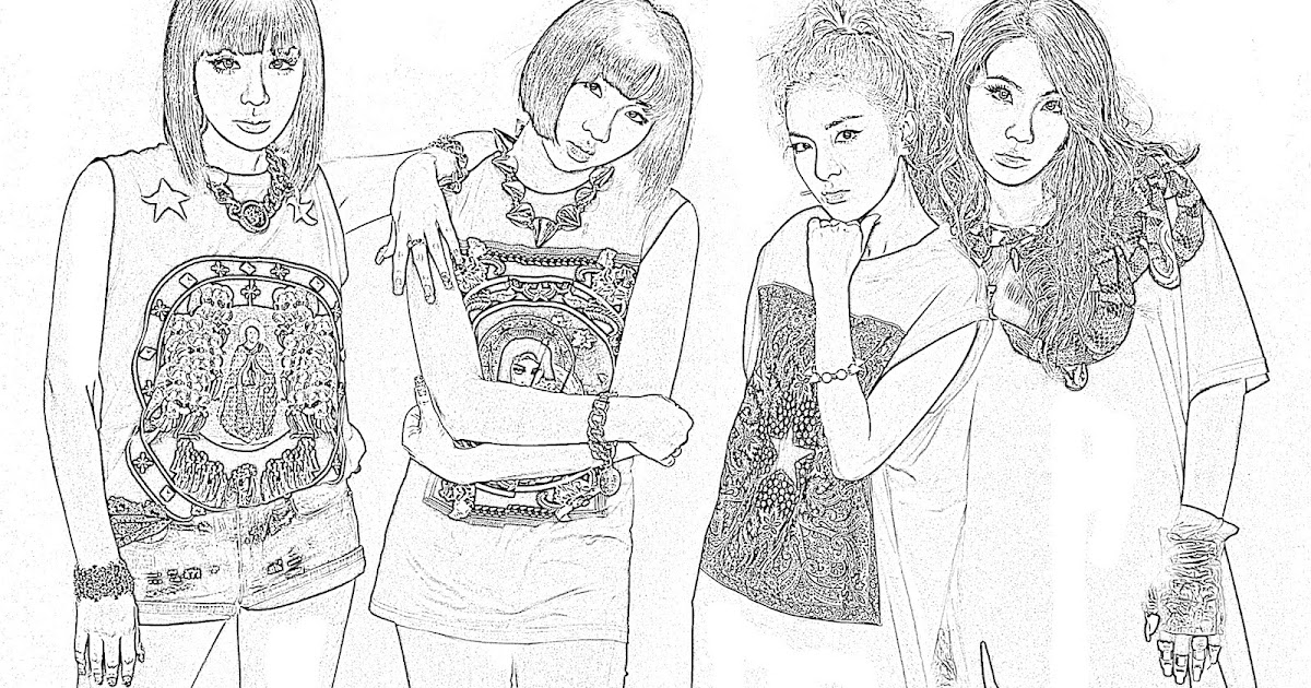 Exo Kpop Coloring Pages Coloring Pages