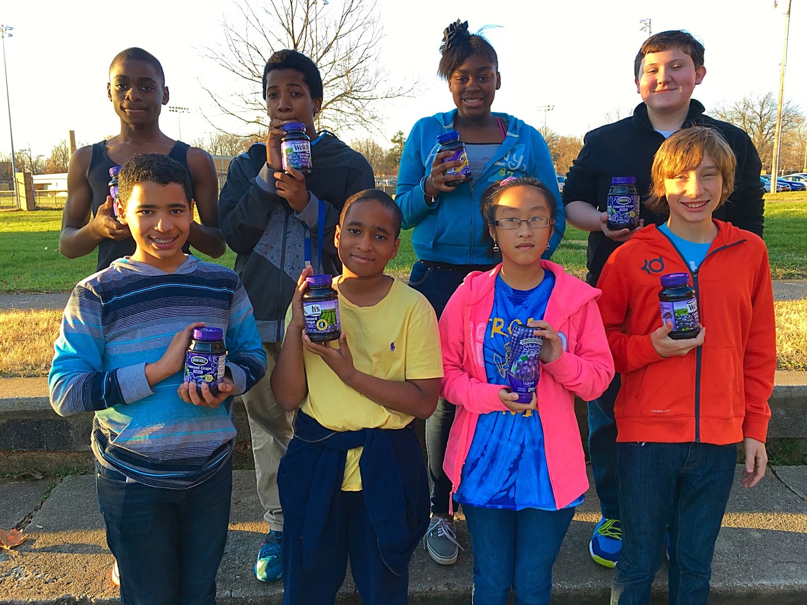 The YES! Weekly Blog: Middle School Students Take Food Donation One ...