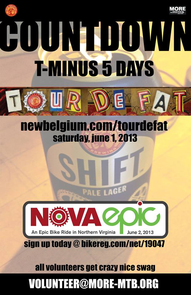 COUNTDOWN- T Minus 5 Days until the Tour de Fat