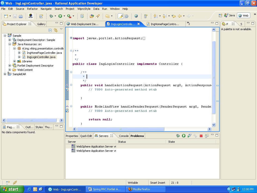 Spring MVC Portlet Application in Websphere Portal Using RAD | My Tech World
