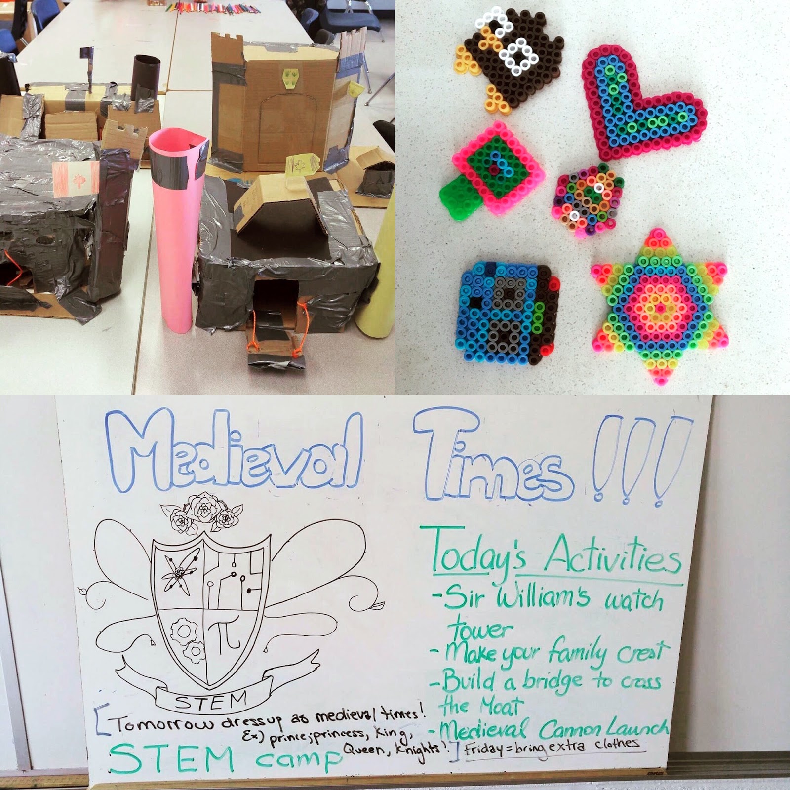 Create With Mom: Experiencing the Medieval themed week at STEM camp
