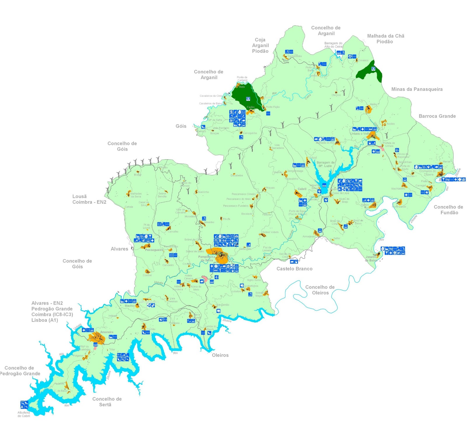 Uma terra e um filho feito a três: O Concelho