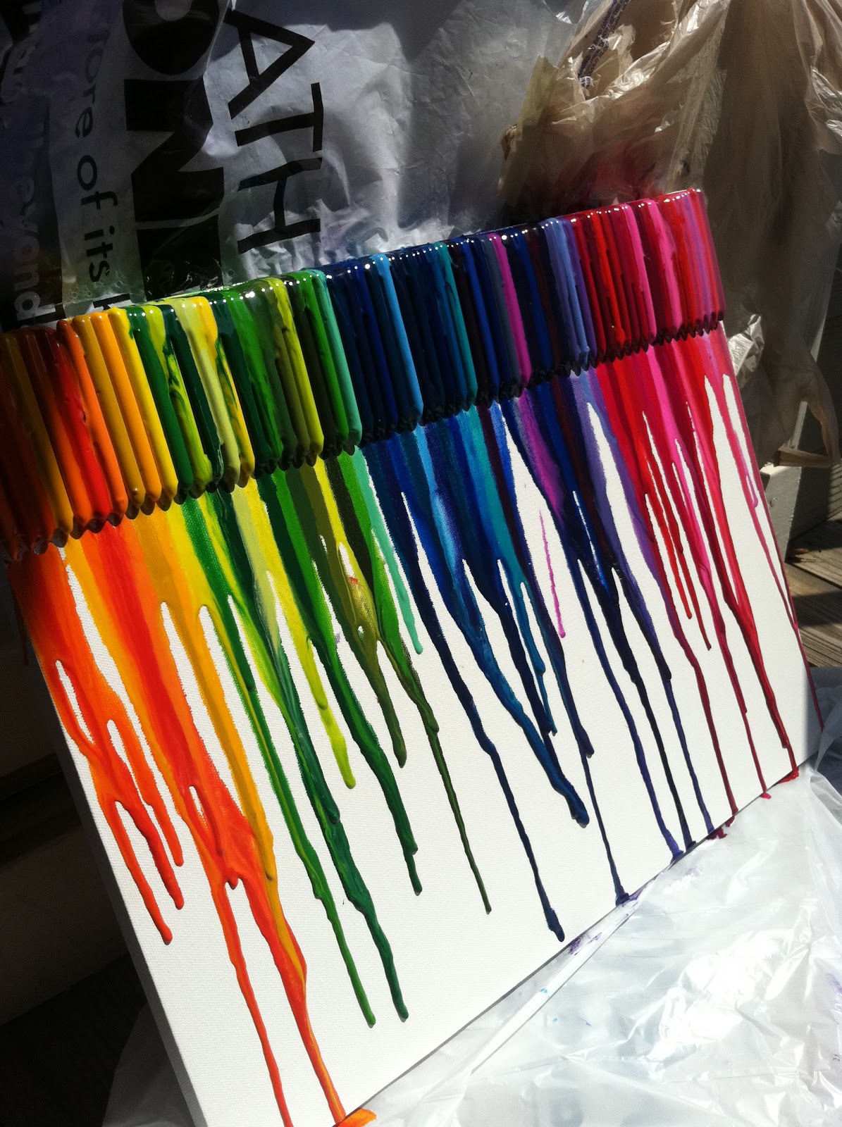 Apt 723 Diy Melted Crayon Art