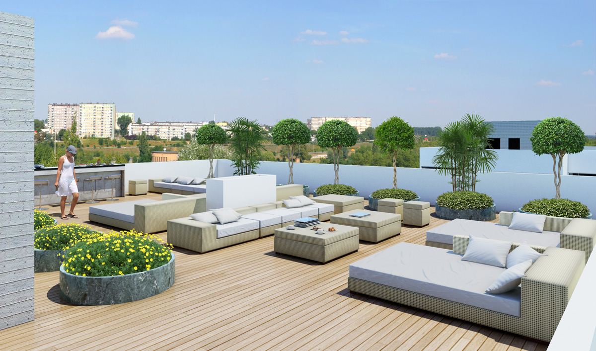 Excelentes Renders Arquitectonicos de Vistas de Roof Garden | Blog ...