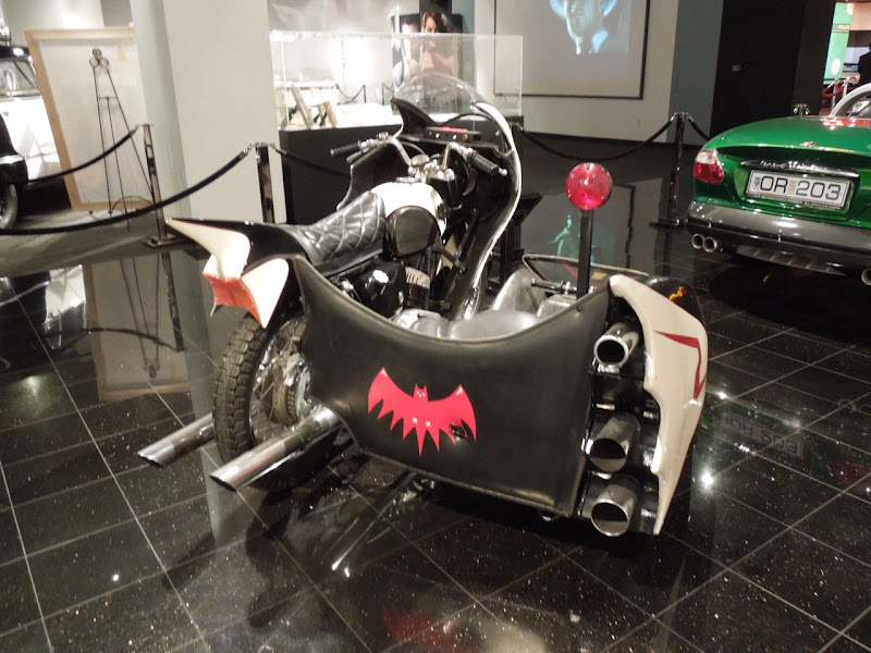 Batcycle from the 1966 Batman movie on display... - domesticjenni