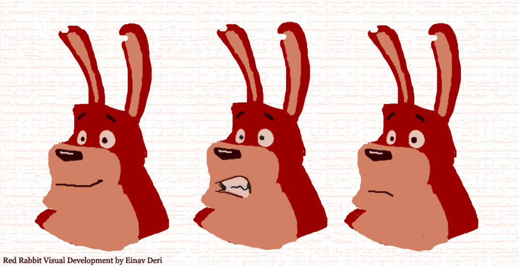 The Cartoon Funny: Red Rabbits Visual Development
