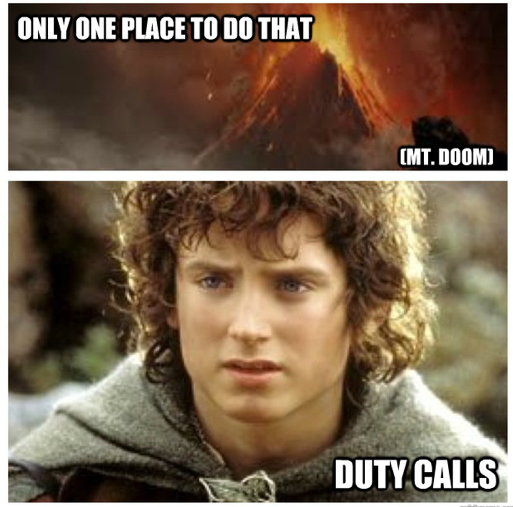 Lord of the Rings via Meme