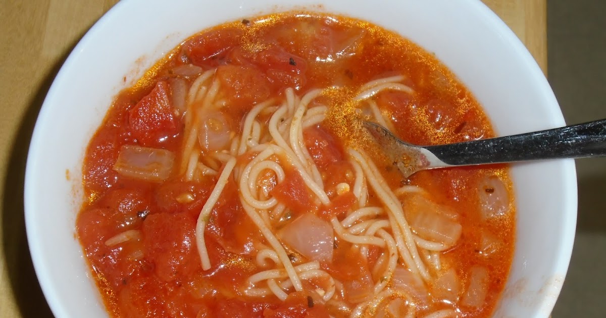 Soupe tomates et vermicelles