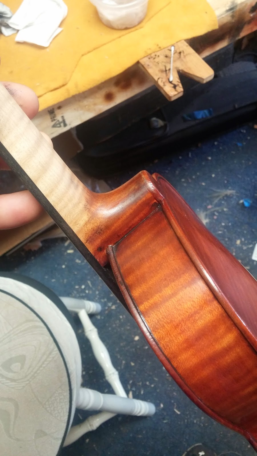Luthier's Bench: Color Matching Violin Varnish, introduction
