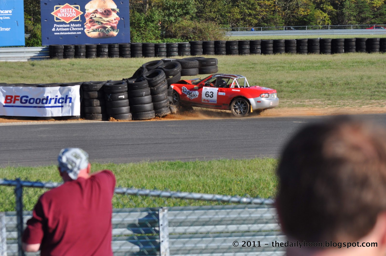 The Daily Hoon: The Daily Shot - April 22, 2011: Miata Crash Action Shot