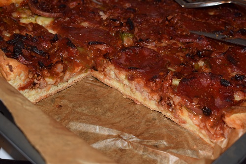 Cristina's world: Placinta pizza