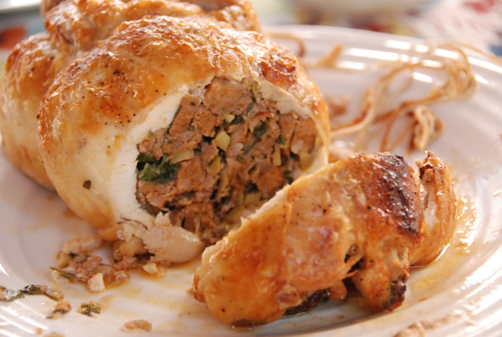 RETIREMENT MEMOIRS: Chicken Galantine - unbelievably good