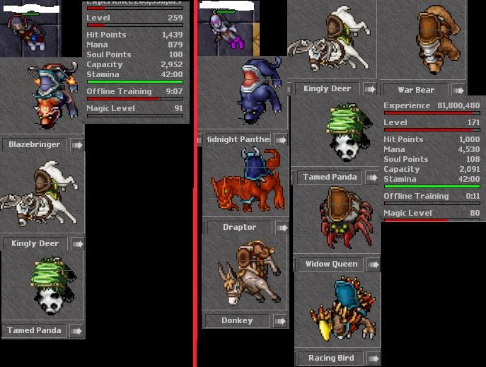 ED - 259 - PVP ~ Tibia NO Life