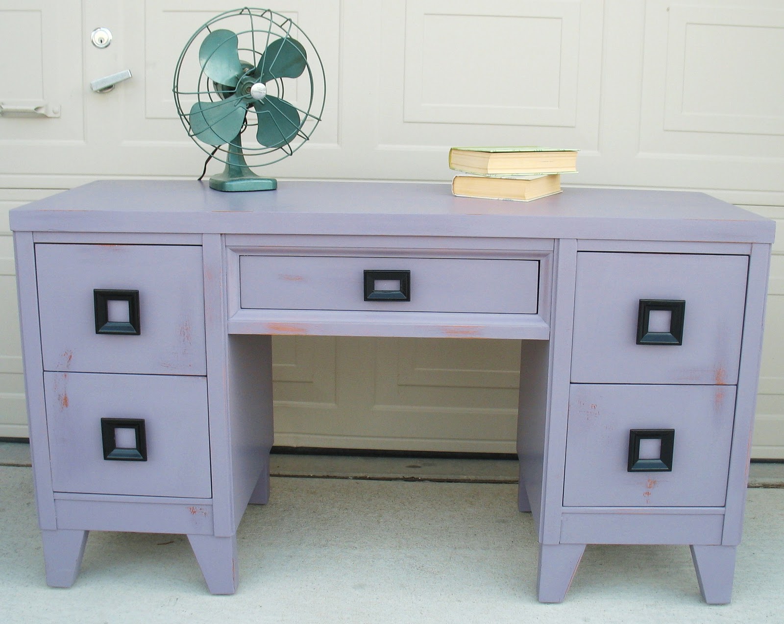 Shabby Redo For You !: Plum Square Desk Redo