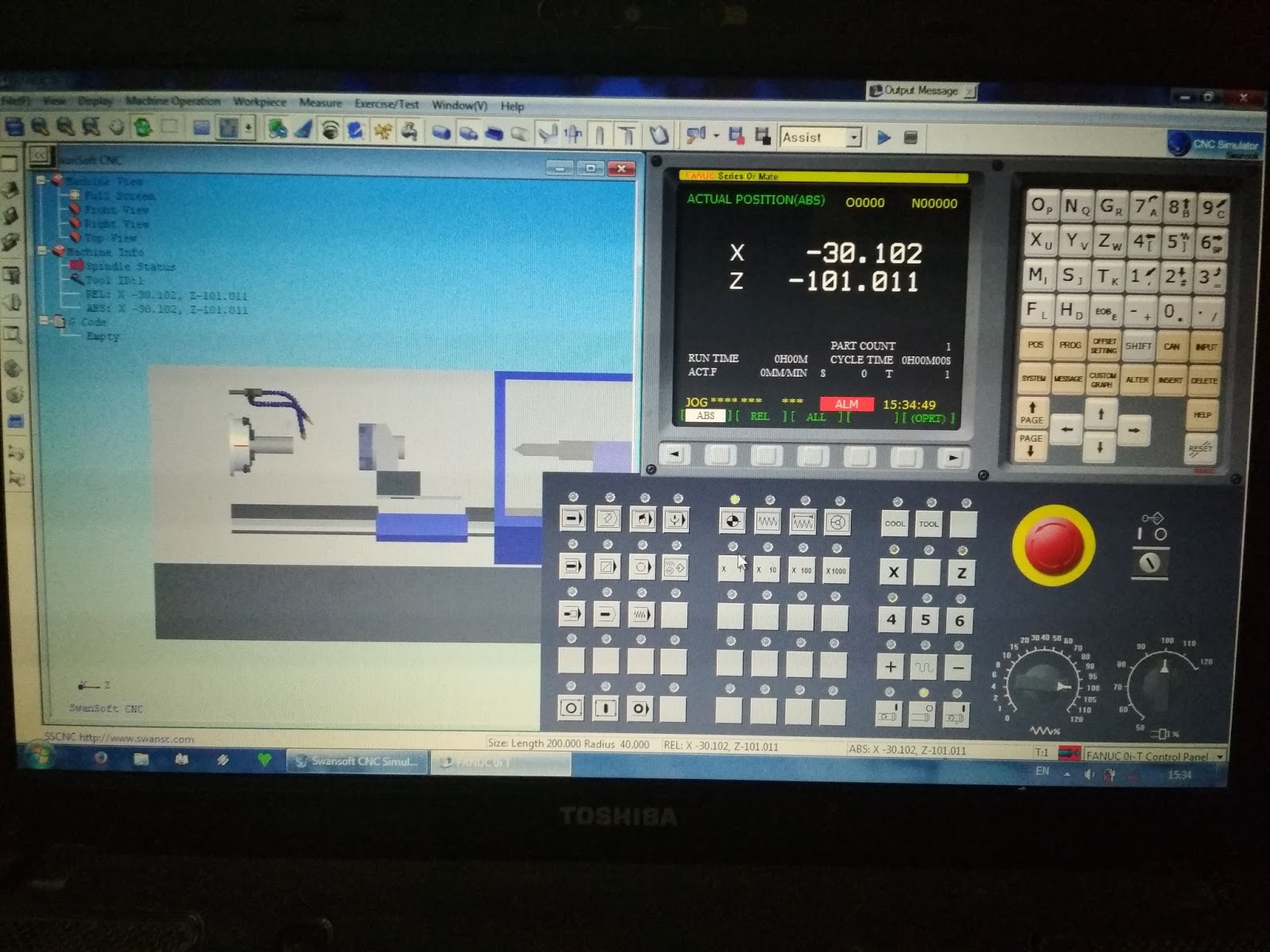 ILMU TEKNIK MESIN: Belajar CNC dengan Simulator