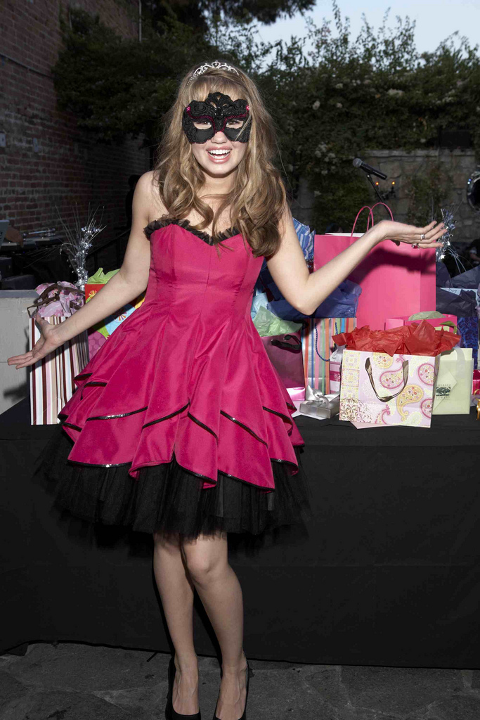 Red Carpet Dresses: Debby Ryan - Sweet Sixteen Party 2009