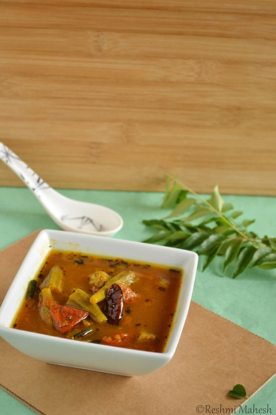 Easy Cook: Vendakkya Pulincurry/ Okra in Tamarind Sauce