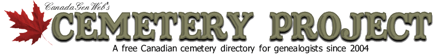 Genealogy Canada: Ancestry.ca puts on Canada GenWeb Cemetery Index