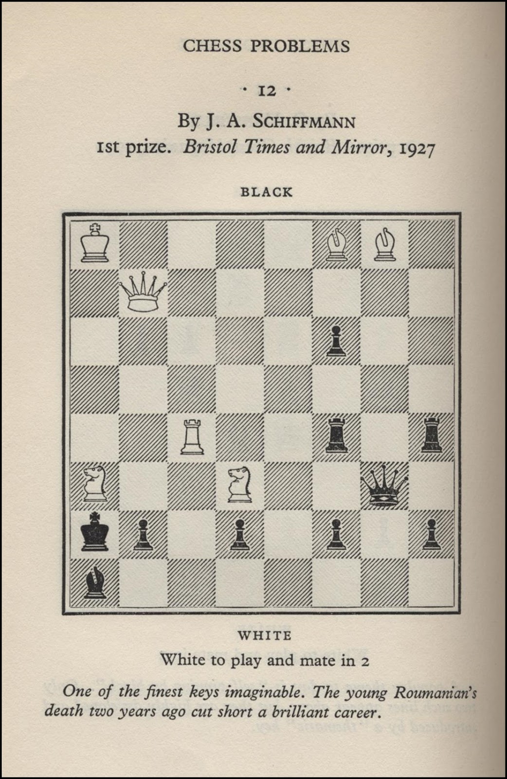 Chess Book Chats: Solutions to the chess problems