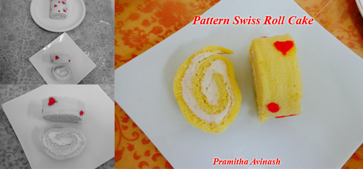 Pramitha Love Cooking!!!!!: Pattern Swiss Roll Cake